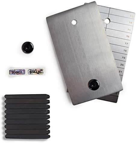 ColdTi - Titanium Bitcoin Cryptocurrency Seed Plates for Extremely Dur